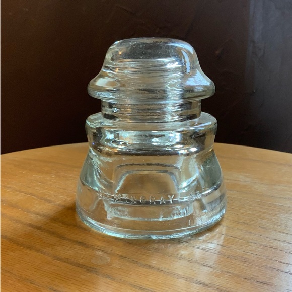 Accents | Vintage Clear Glass Hemingray 45 Insulator | Poshmark